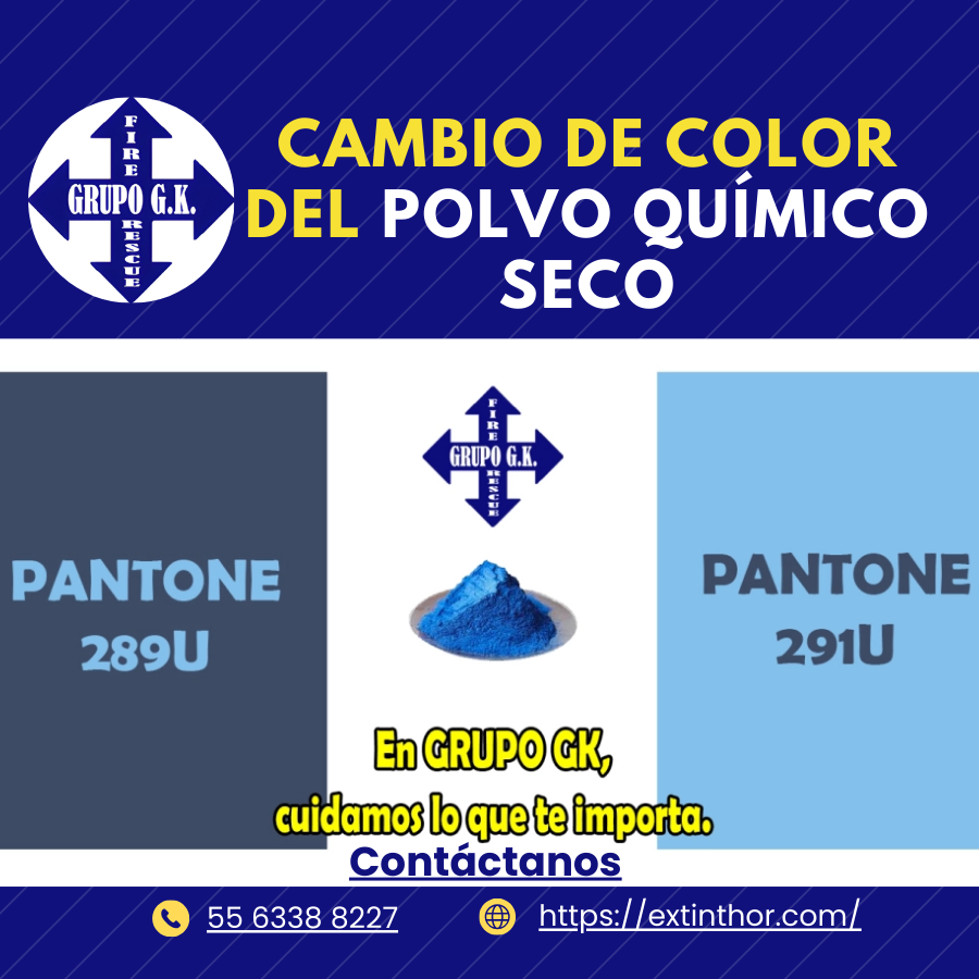 Cambio de color del Polvo Químico Seco | Grupo GK – Grupo G.K. Equipo ...