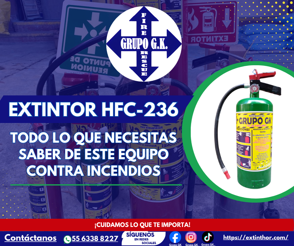 ¿Qué Es el Extintor HFC-236 y Cómo Funciona? | Grupo GK – Grupo G.K ...